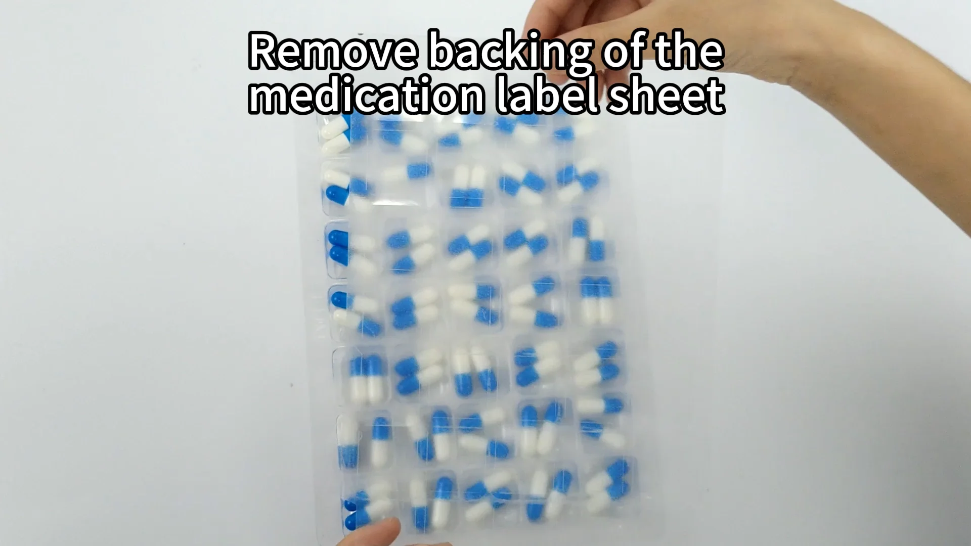 Monthly Pill Organizer Cold Seal Medication Blister Cards - Diy ...