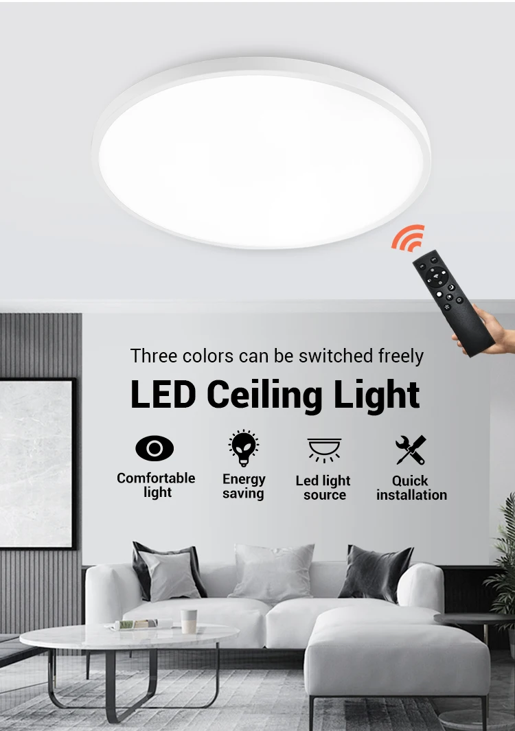 Remote Controlled Colorful Light Spiral Panel Light A Variety Of Color ...