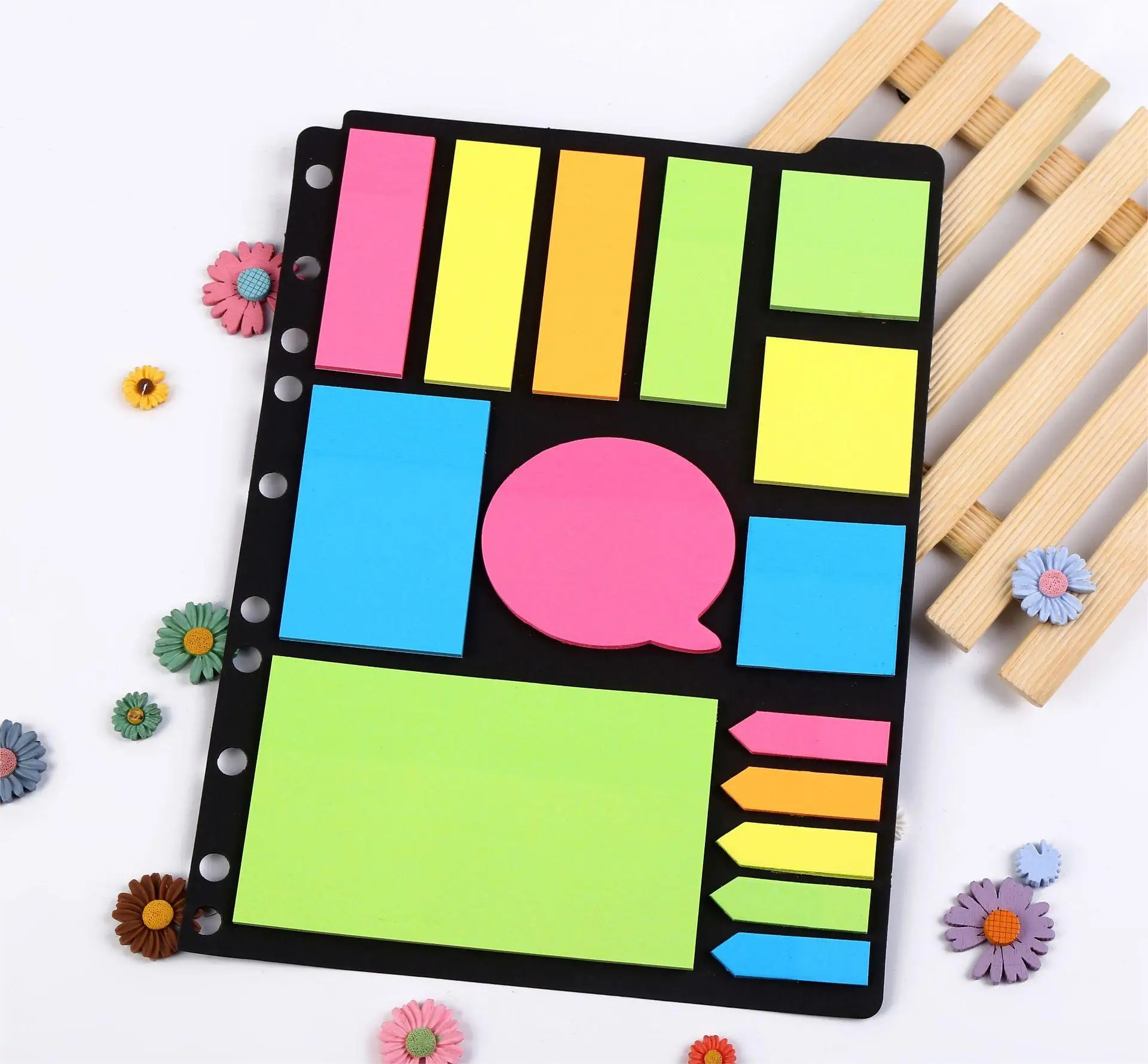 YIHENG Custom waterproof plastic sticky note fluorescent color ruler ...