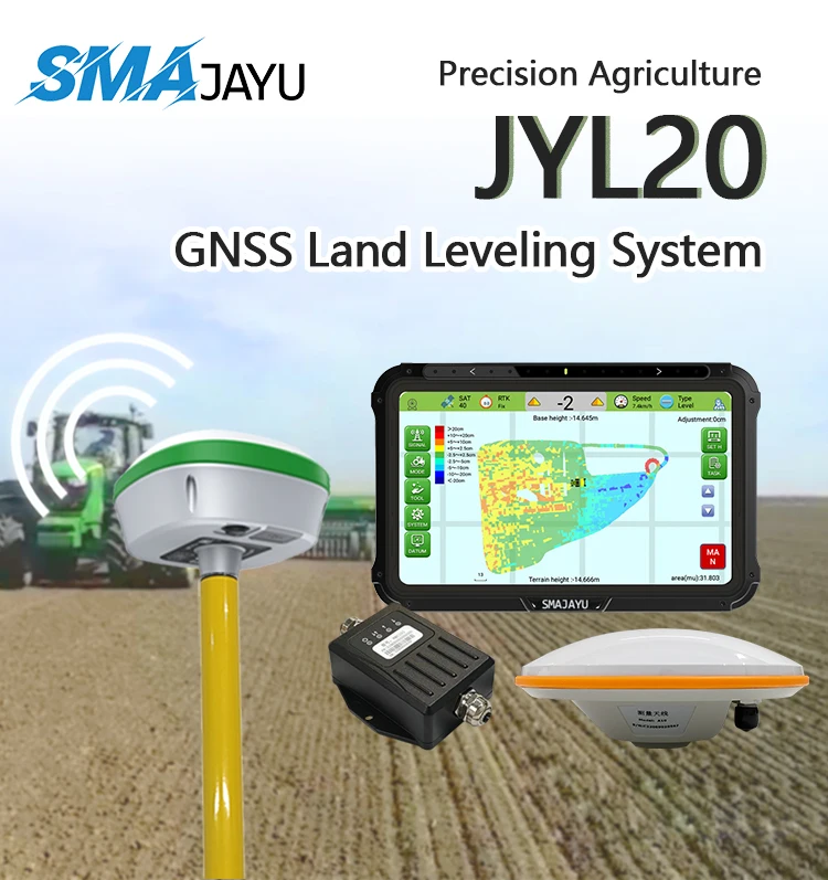 SMAJAYU JYL20 GPS GNSS Land Leveling System for Tractor Precision ...