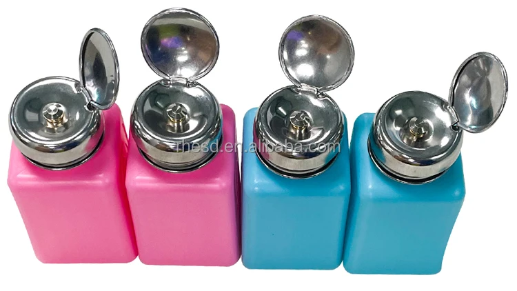 HDPE Anti-Static ESD Safe Alcohol Solvent Dispenser Bottle/ESD Liquid ...