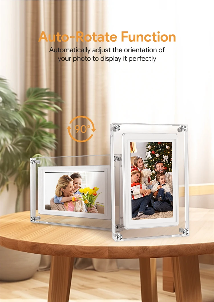 Amaboo 5 Inch Wifi Acrylic Digital Video Photo Picture Frame - Buy ...
