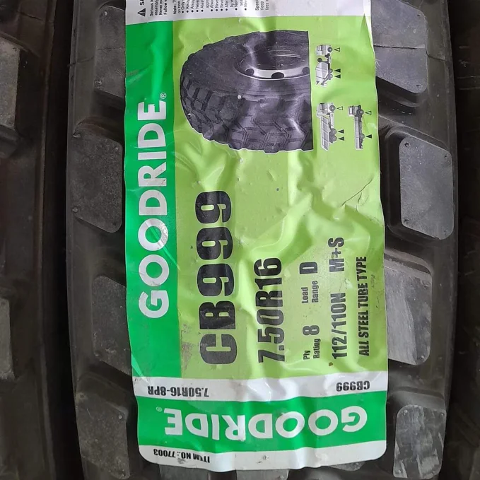 Goodride lop ยาง7.50R16 750R16รถบรรทุก camion ยางรถบรรทุก750/16 750R16ยางรถบรรทุก CB999 8PR 7 ...