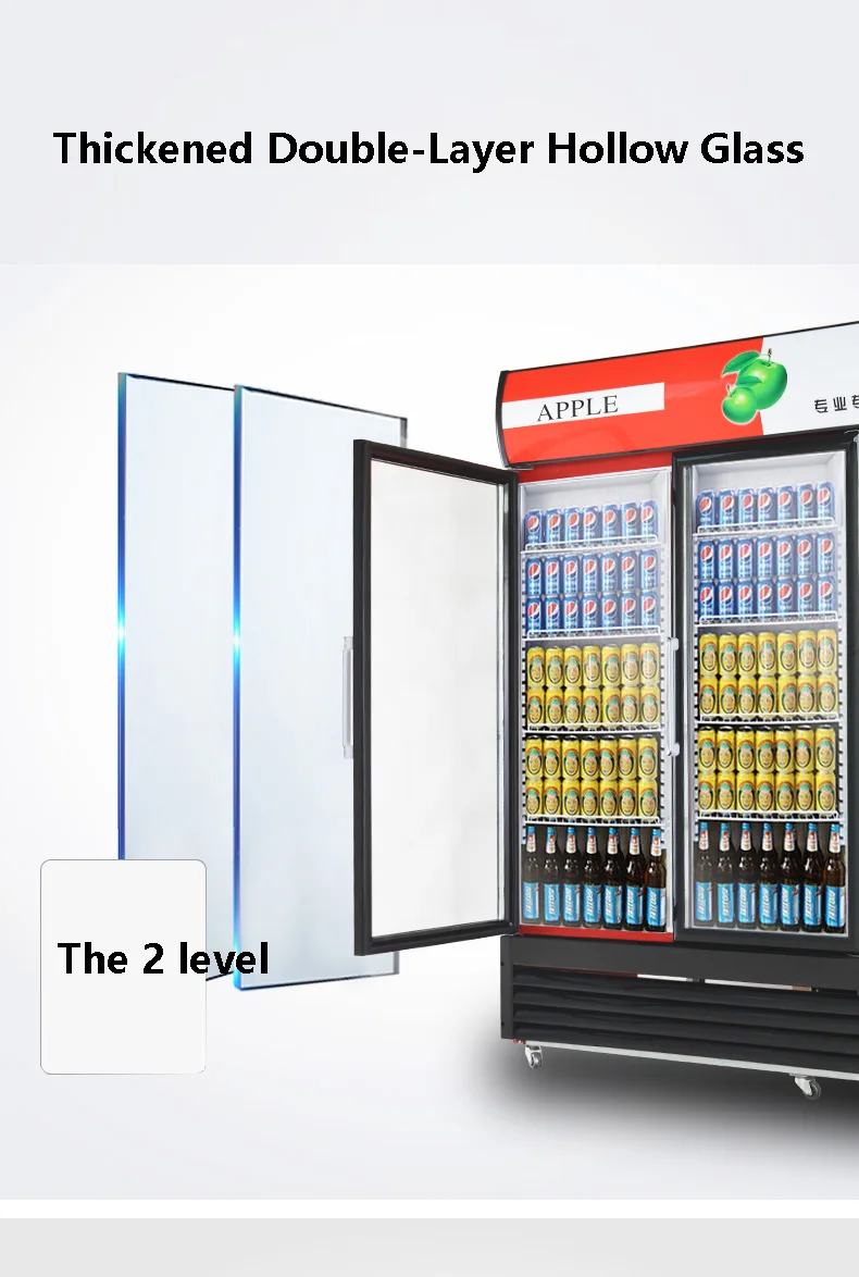 Soda Beverage Juice Chiller Beer Bar Display Fridge Wine Cooler ...