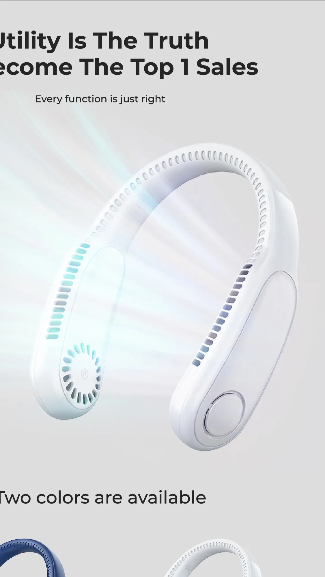 Custom Personal Cooler Bldc Electric Fans Bladeless Air Smart Recharger ...