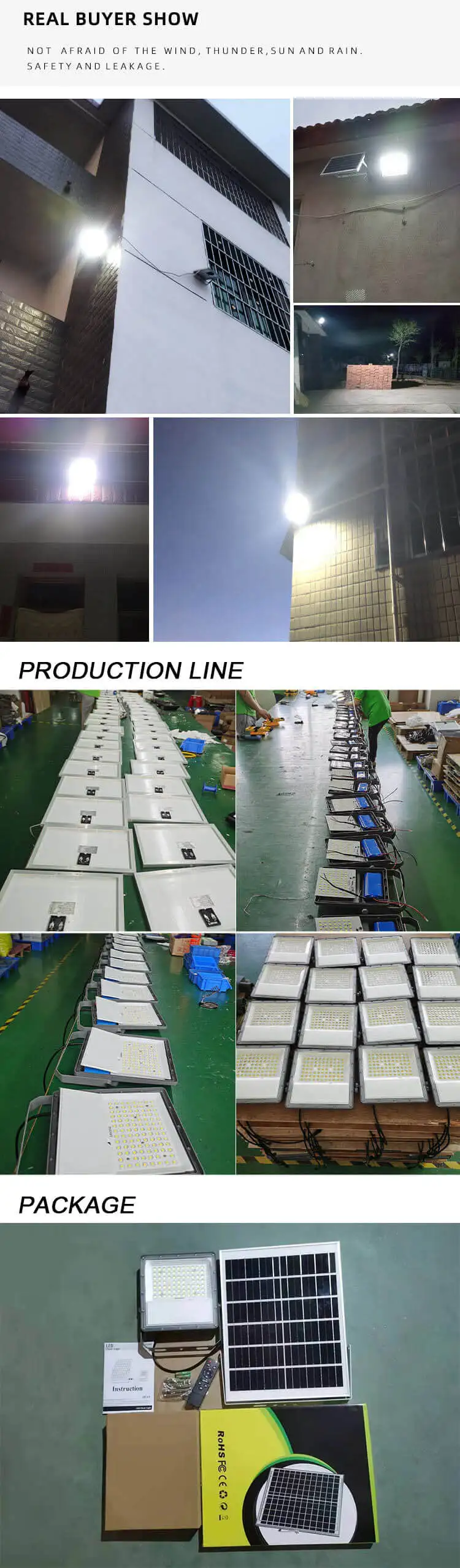 100w 200w 300w 400w Aluminum Body Solar Flood Lights Outdoor - Buy ...