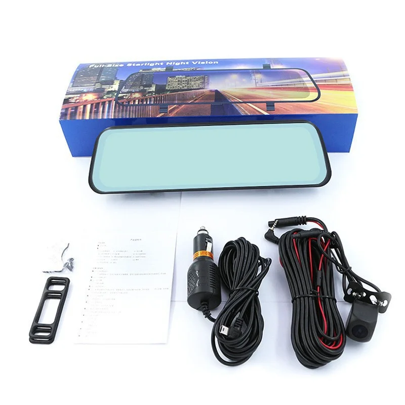 10 Inches Car Dvr Wifi Gps Dual Lens Full Touch Screen Video Recorder ...
