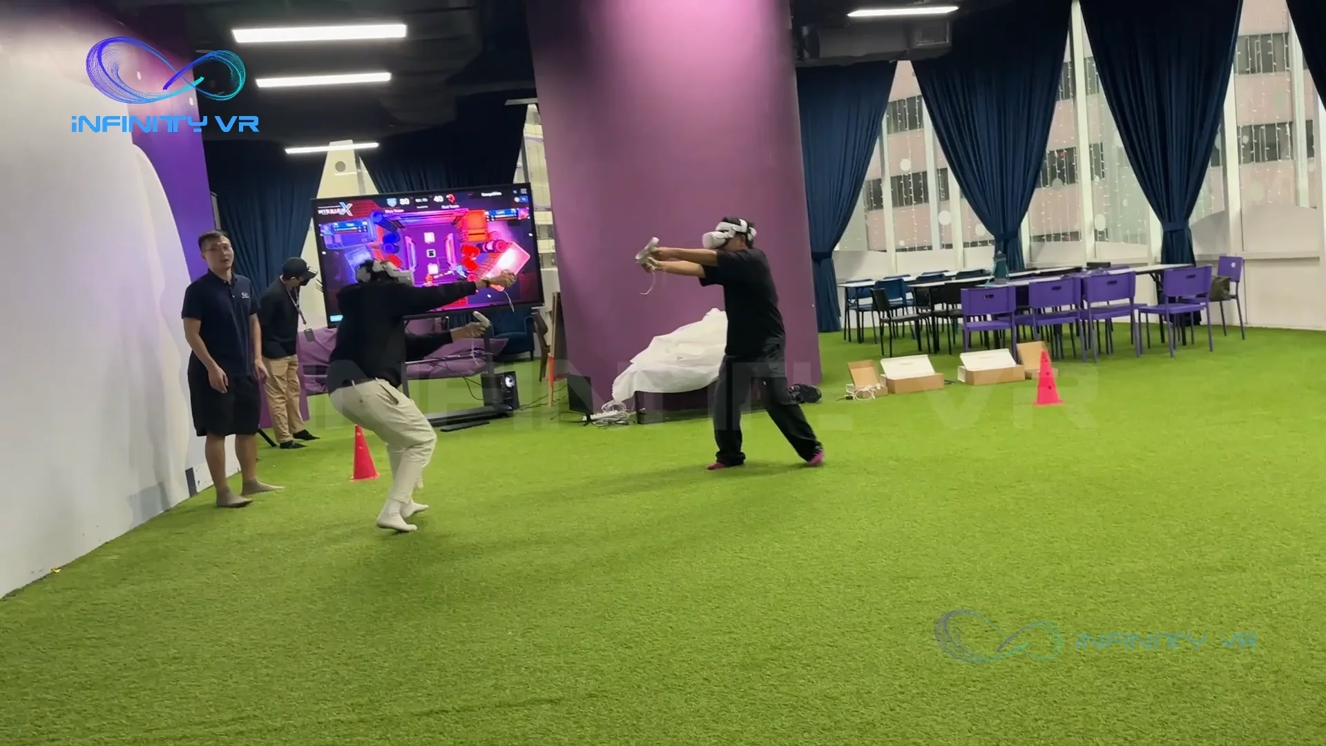 Newest Vr Park Business Immersive Interactive Arcade Game Free Roam Vr ...