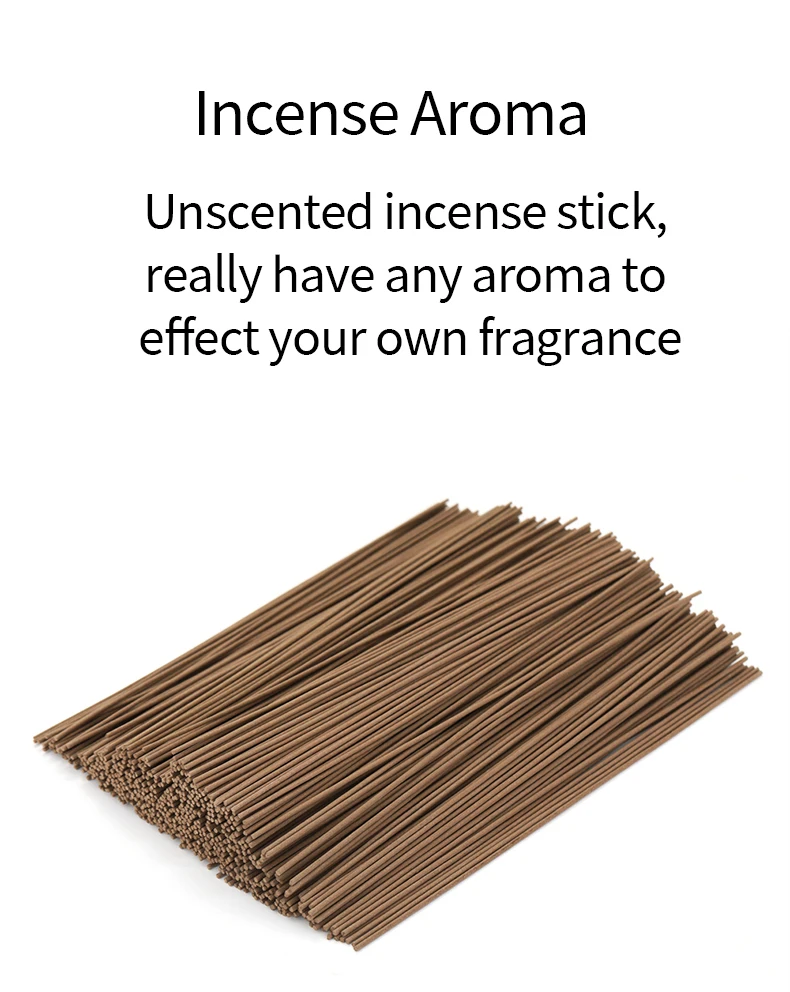 200g Bundle pack No Smell Aroma Stick Incense 2.2mm Thick 210mm Length ...