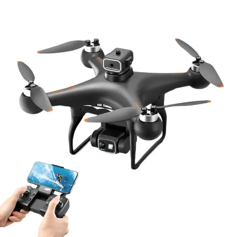 S116 MAX RC Quadcopter Drone with Dual 4K Camera, Brushless Motor ...