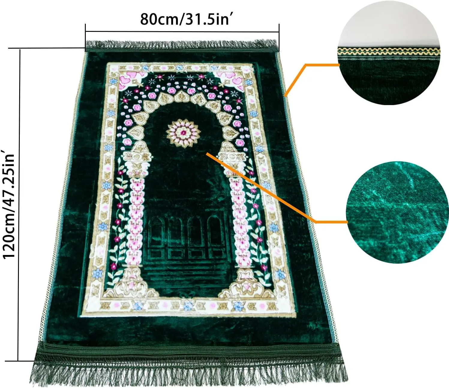 Promotion Sejadah Thick Foam Padded Prayer Mat Perfect Ramadan Gifts ...