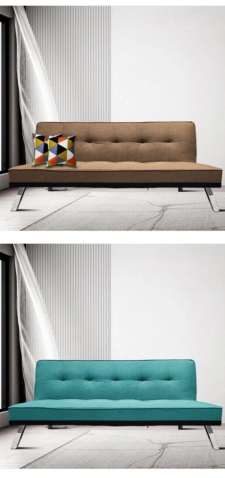 Modern Luxury Living Room Furniture - Foldable Sofa Bed