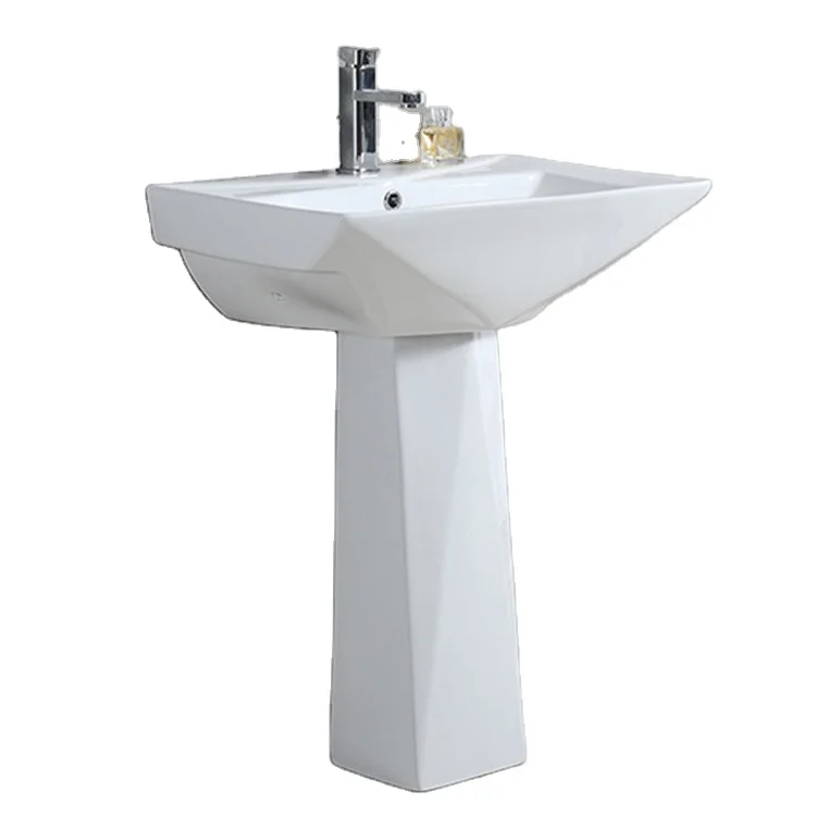 Luxurious Modern Design Wash Basin Bathroom Pedestal Basin For Indoor ...