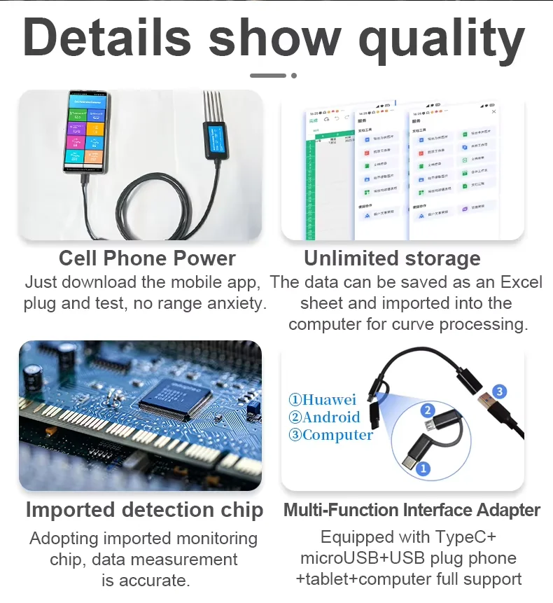 RS485 Digital Output Portable Analyzer for Soil Parameters