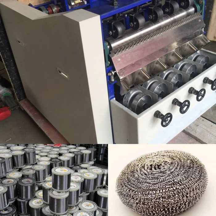 Stainless Steel Scourer Making Machine Spiral Scourer Machine - Buy Jx ...