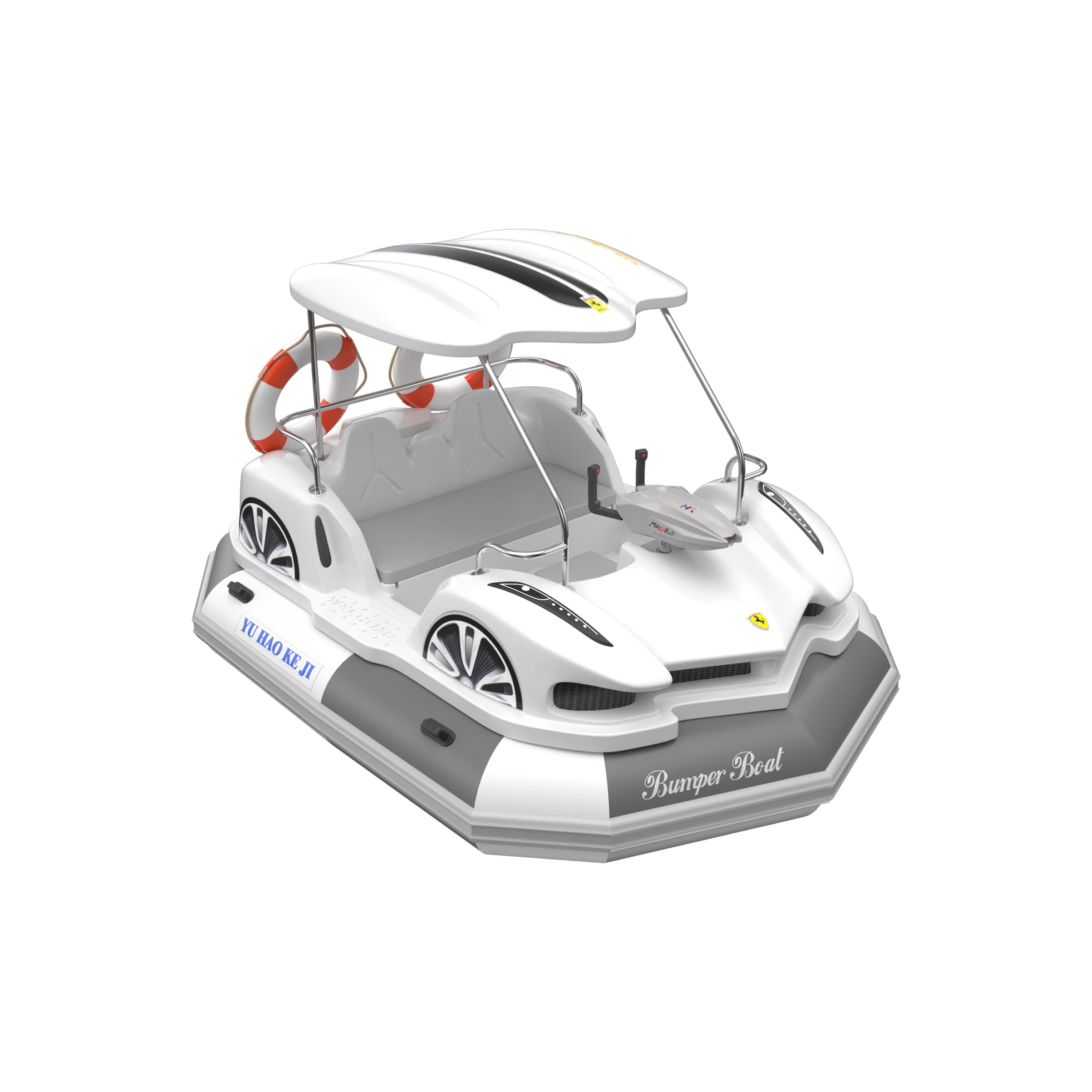 Alibaba.com: 2025 New Inflatable Water Game, Electric Bumper Boat with ...