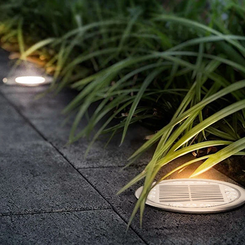 Factory Price Road Side Marker Flashing Lights Aluminum Round Embedded ...