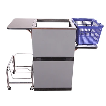 Customized Supermarket Small Cash Counter Design Counter Table For ...