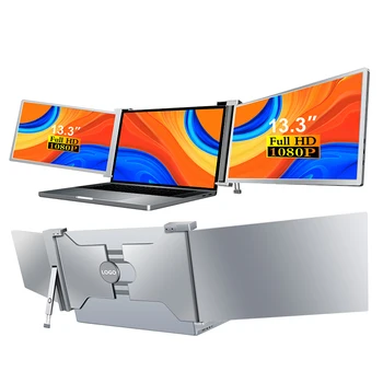 Wholesale Portable Dual Triple Screen Laptop Monitor Extension Tri ...