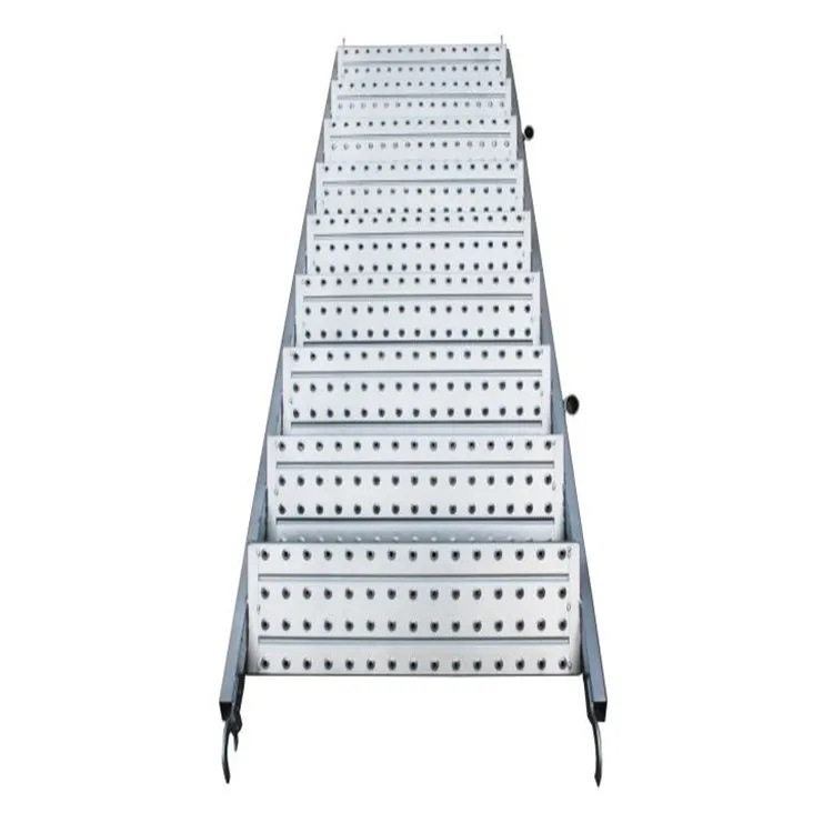 Aluminium Single Straight Scaffolding Step Ladders Heavy Duty ...