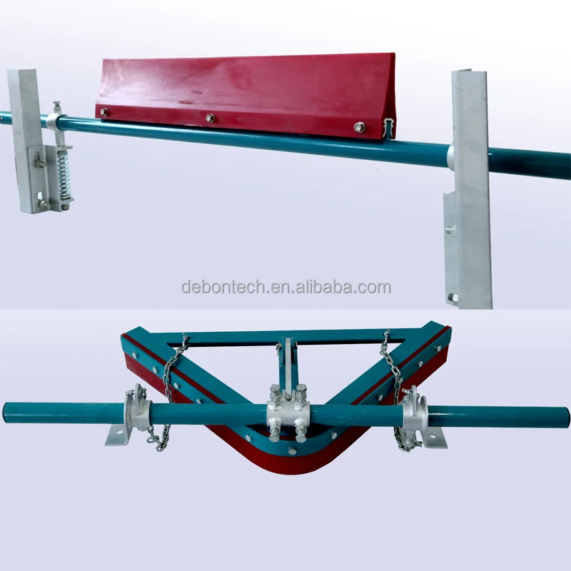 Primary & Secondary V Plough Conveyor Belt Cleaner Scraper - Affordable ...