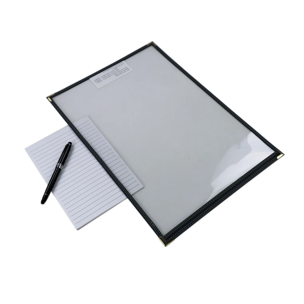 Custom Clear Menu Holder Surfaces Menu Covers Single Page Menu Sleeves ...