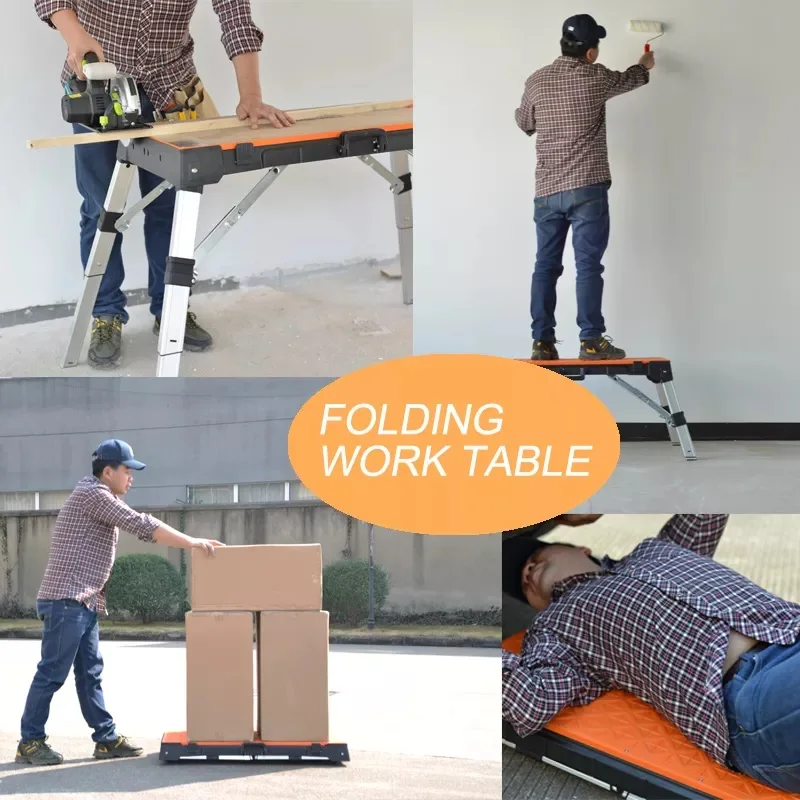 VERTAK Portable Multifunction Working Table for Woodworking