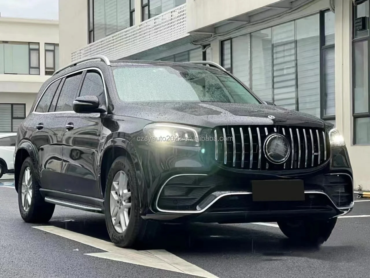 Body Kit Include Front Bumper Assembly Rear Lip Exhaust For Mercedes ...