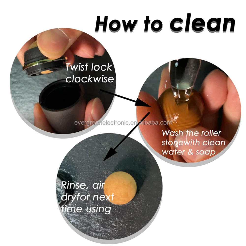 brand new oil absorbing face roller oil absorbing ball roller volcanic ...