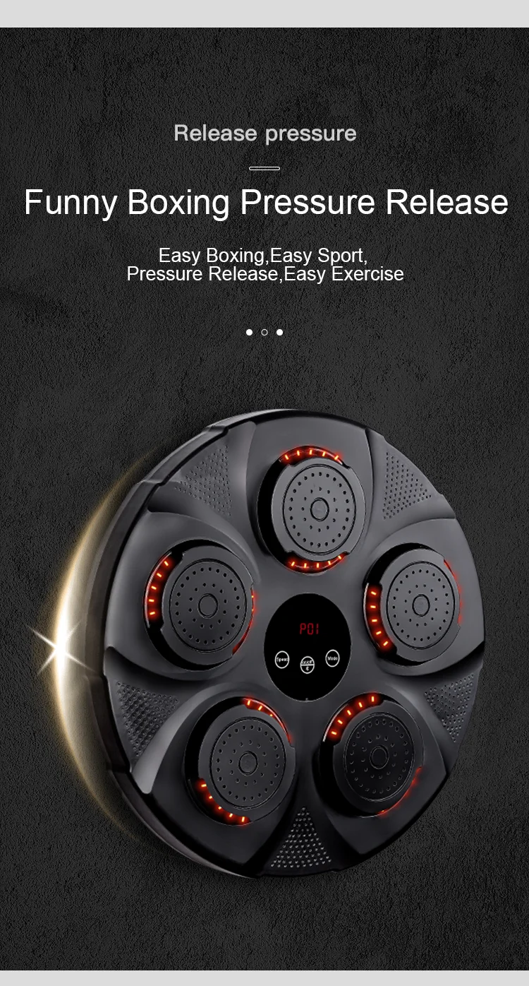 New Style Punching Machine Boxing Training Smart Music Wall Target Pad ...