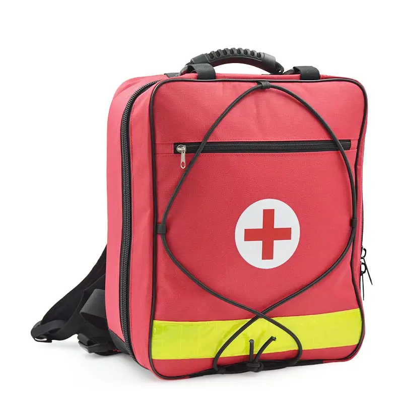 Red Emergency Rescue Ambulance Nurses First Aid Bag Medic Module ...