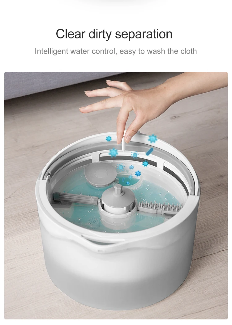 Detachable Washing Spinner - Easy Cleaning with Magic 360 Mop