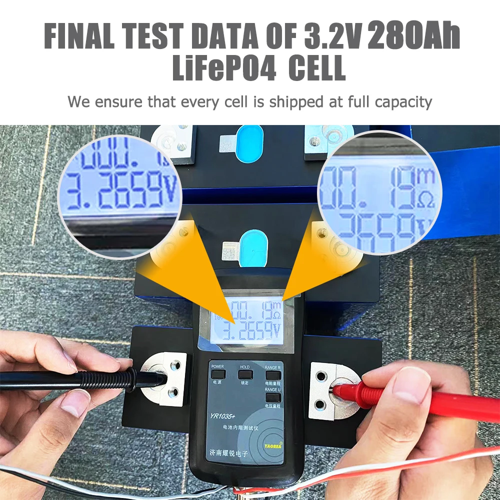 EEL Lifepo4 3.2v 280ah Lithium Iron Phosphate Cell 3.2volt 280 Ah ...