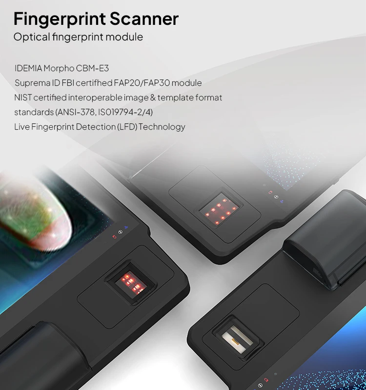 Ekemp Rugged Biometric Device With Fingerprint Scanner And One Stop ...