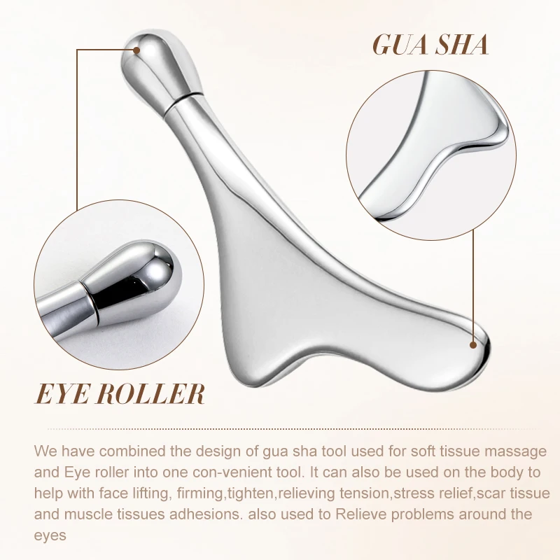 Beauty Gua Sha Face Lifting - 24k Gold Facial Massage Tool