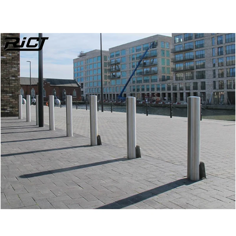 Driveways Traffic Powder Coated Barrier Yellow Reflective Fixed Posts ...
