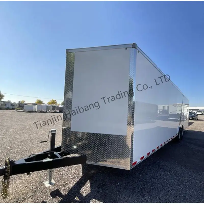 China-made Three-axle Box Trailer 40 Tons Transport Trailer| Alibaba.com