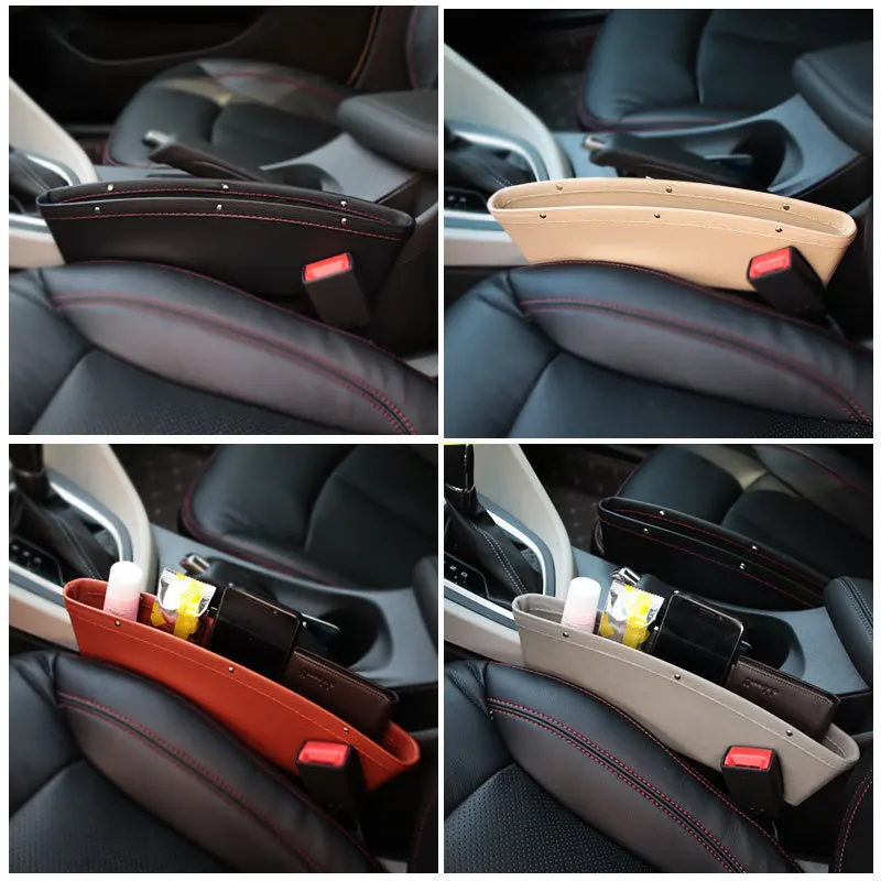 Multifunctional Driver Seat Car Holder Pu Leather Car Organizer Storage ...