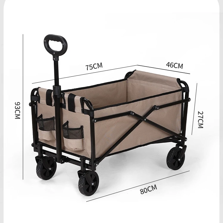 Garden Folding Carry Wheelbarrow Portable Carriage For Beach Camping ...