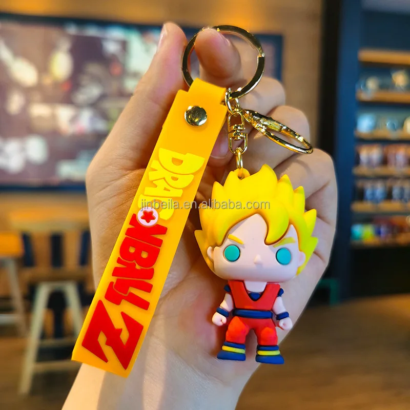 1900 Designs 3d Anime Keychain Logo Rubber Cartoon Pendant Dragoned ...