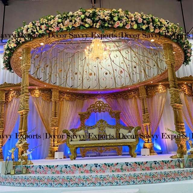 New Mahal Designed Round Mandap/ For All Kind Of Wedding Decoration ...