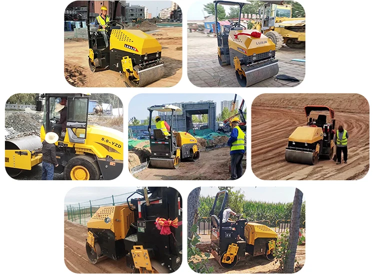 1 Ton 2ton Vibratory Tandem Compactor Small Road Roller With Low Price ...
