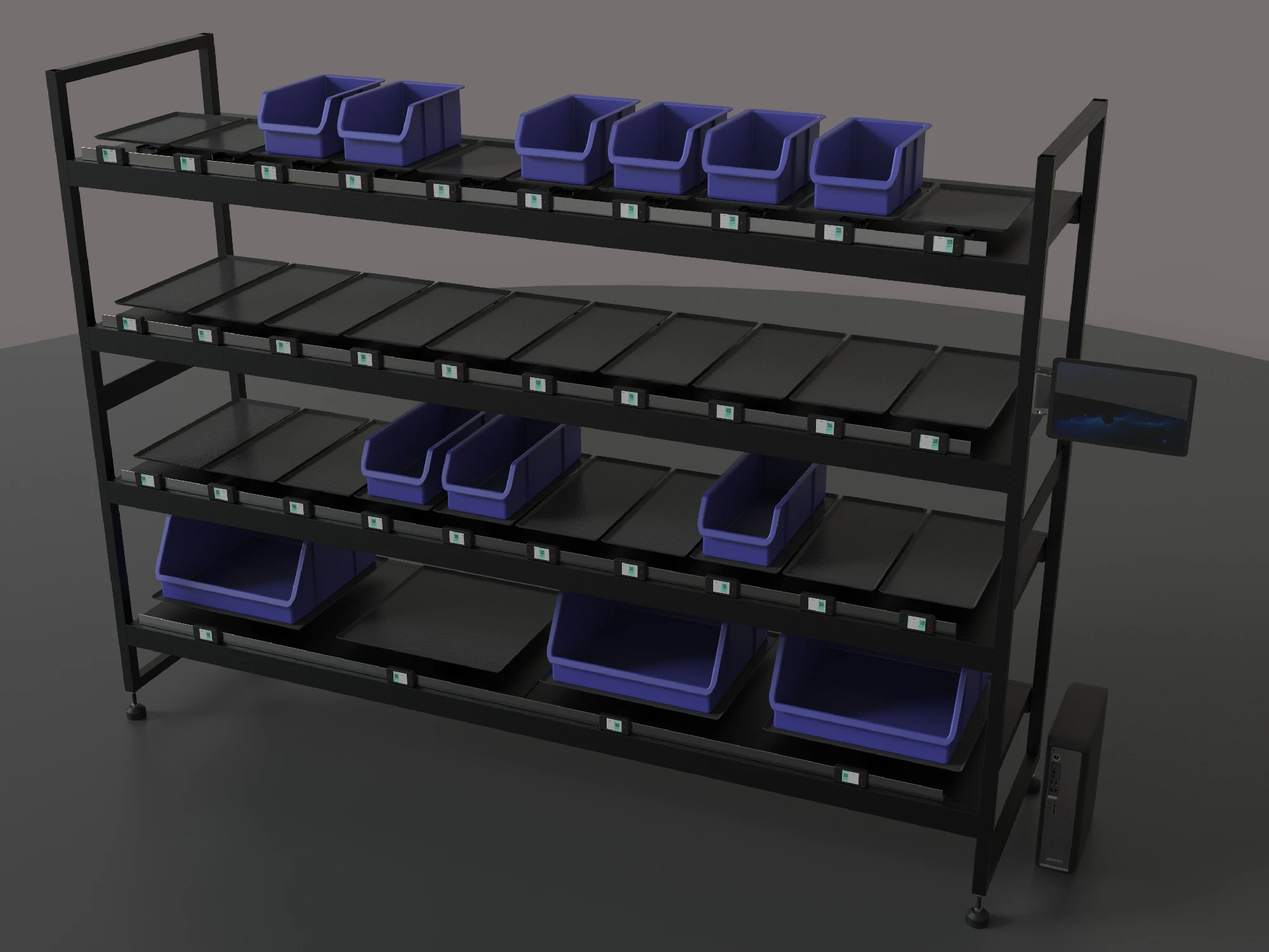 Monolithiot Smart Weighing Shelf - Automatic Inventory Counting