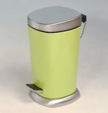 Modern Cone Shape Design 5 Liter Bathroom Stainless Steel Bin Pedal Bin ...