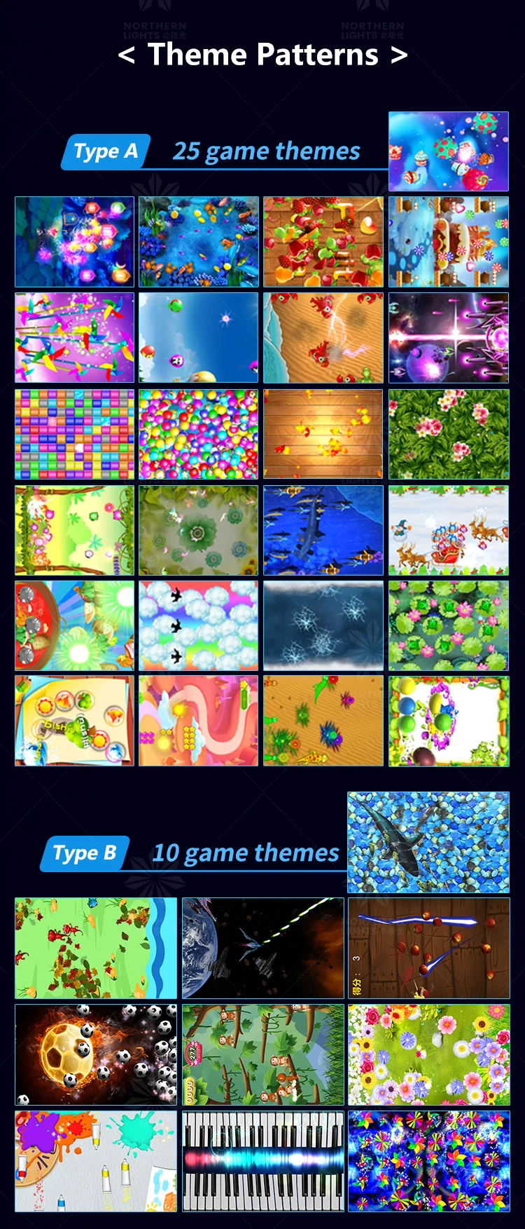 Northern Lights Interactive Projection Projector System Games ...