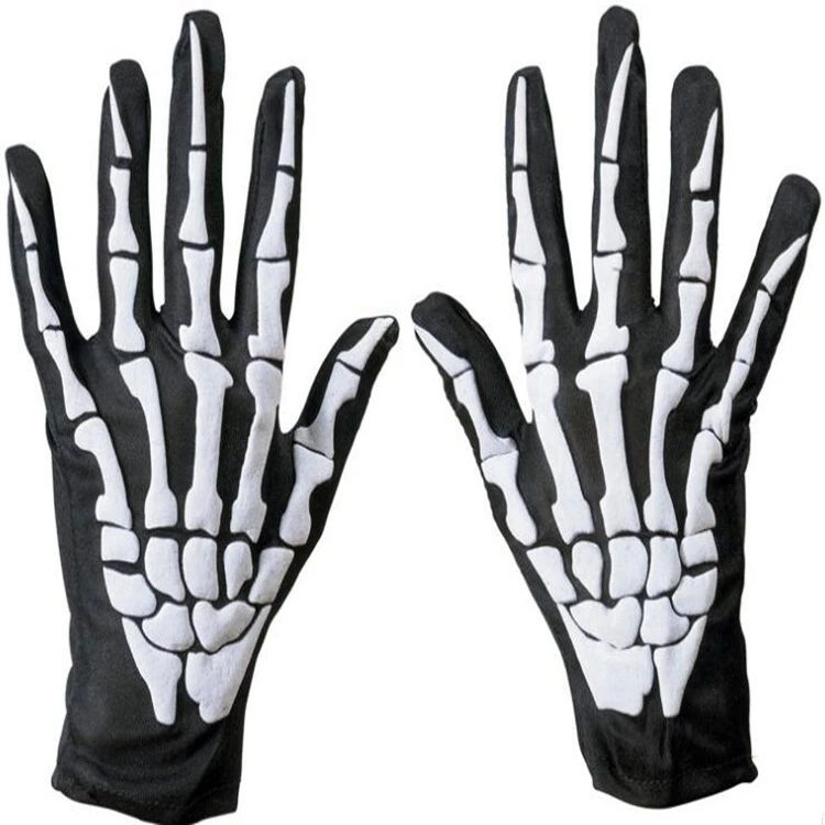 2023 Halloween Skeleton Stocking And Gloves Costume Cosplay Accessory ...