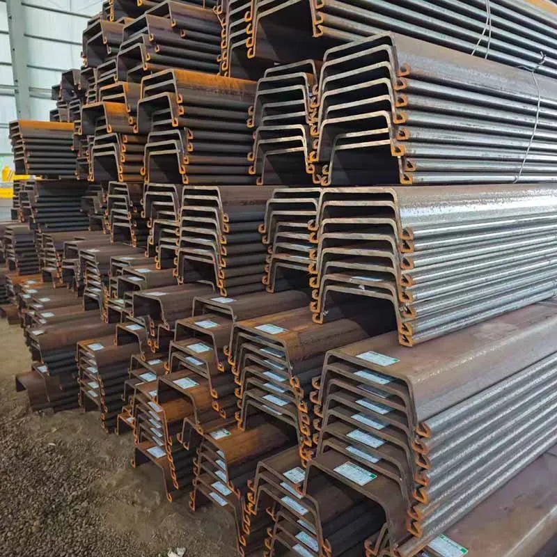 U Type Cold Formed Steel Sheet Pile in Different Shapes and Profile ...