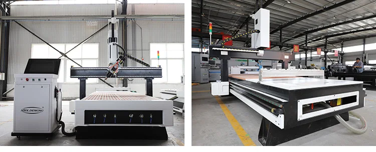 Professional 4*8ft 4 Axis 1325 CNC Wood Router Wood Engraving CNC Milling Machine With Rotated ...