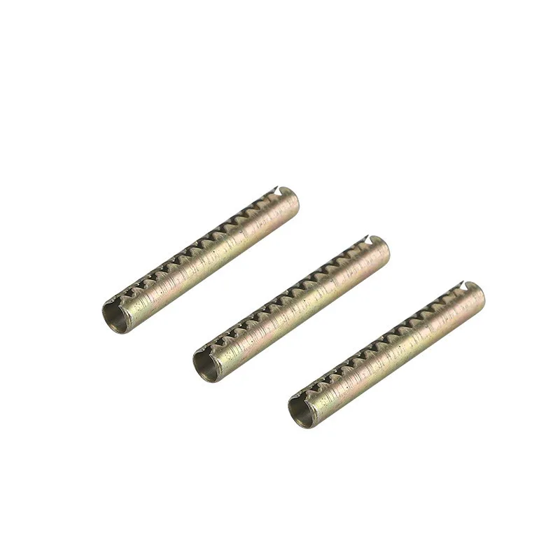 China Stainless Steel Serrated Connex Open Slotted Tooth Spring Pins