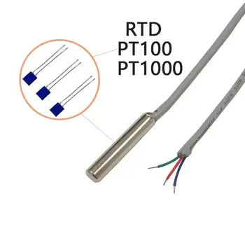 Thin Film Element Rtd Pt100 Temperature Sensor Pt1000 B - Buy Rtd Pt100 ...